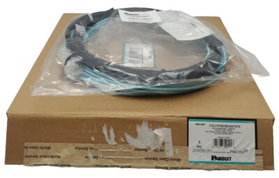PANDUIT OM4 24 Fiber Sm Diameter Indoor Trunk MPO to MPO 70 Ft ...