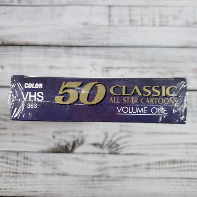 50 Classic Color Cartoons 6 Hours VHS Tape Volume 1 Burbank Video 1991 ...