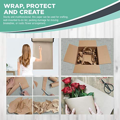 Kraft Brown Wrapping Paper Roll 30" x 2,400" (200 ft) – 30 Inch by 200 ...