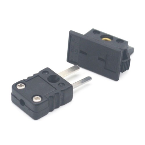 J Male Female Mini Connectors Plug Thermocouple Temperature Sensors ...