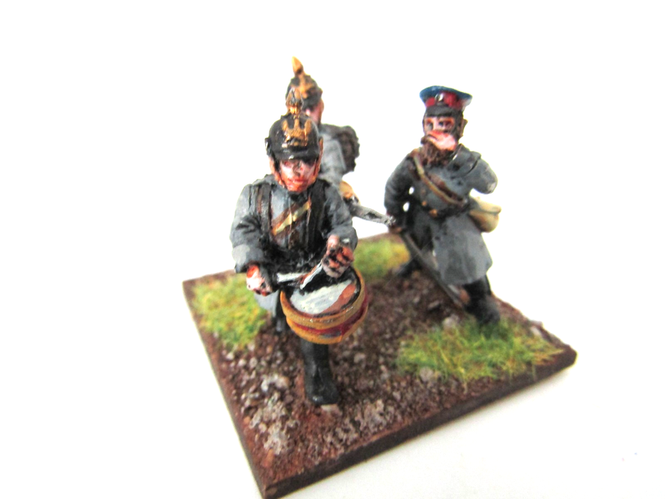 A4 FRANCO PRUSSIAN WAR - PRUSSIAN INFANTRY MODELS X 18 28MM WELL ...