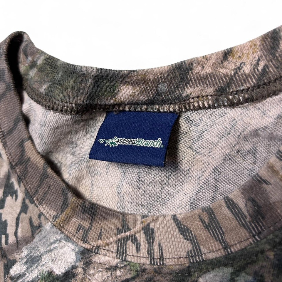 Mossy Oak Shadow Branch Vintage Y2k Long Sleeve T-shirt Camo Hunting ...
