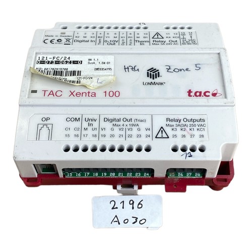 Controlador Schneider Electric TAC Xenta 121-FC/24 / probado | eBay