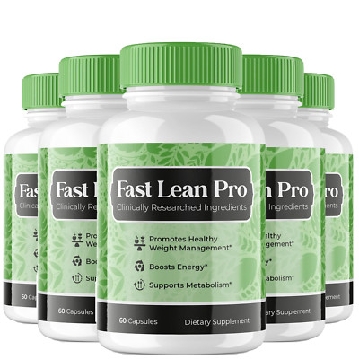 (5 Pack) Fast Lean Pro Capsules - Fast Lean Pro Dietary Supplement ...