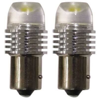 LED Indicator Bulbs, Signal Turning Globes BA15S Amber 12-30v - Sold in ...