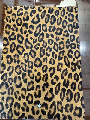 Montblanc Notebook #146 Pony Hair Leopard Premium Paper Blank Gold Cut ...