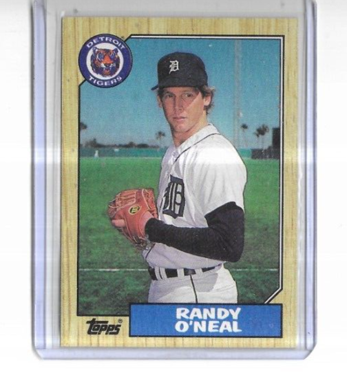 1987 Topps #196 Randy O'Neal Detroit Tigers | eBay