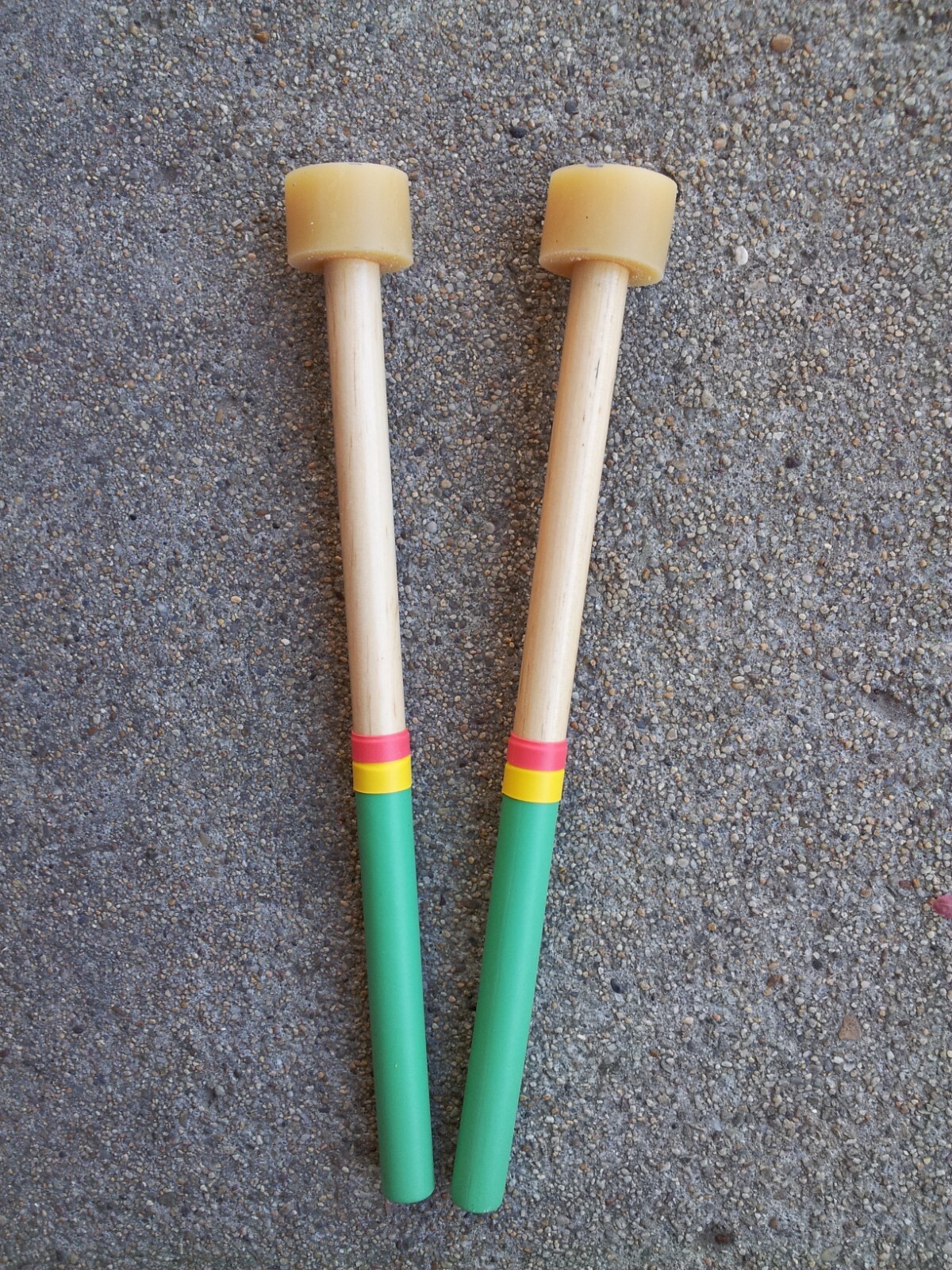 KaKesa Steelpan Mallets(R) - Guitar/Cello Wood - Rasta! | eBay