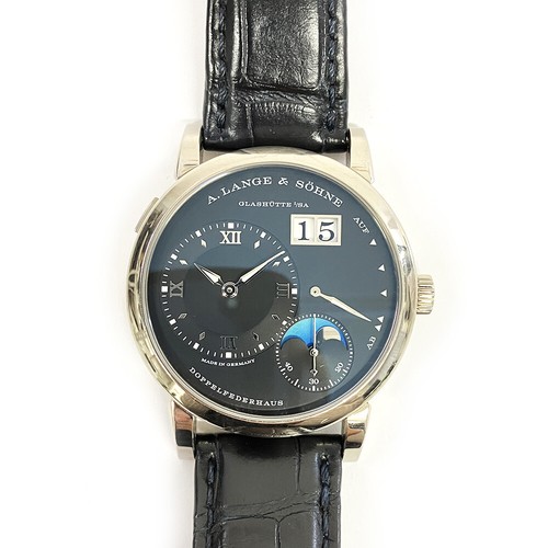 2018 A. Lange & Söhne Lange 1 Moon Phase 192.029, 38.5mm, White Gold ...