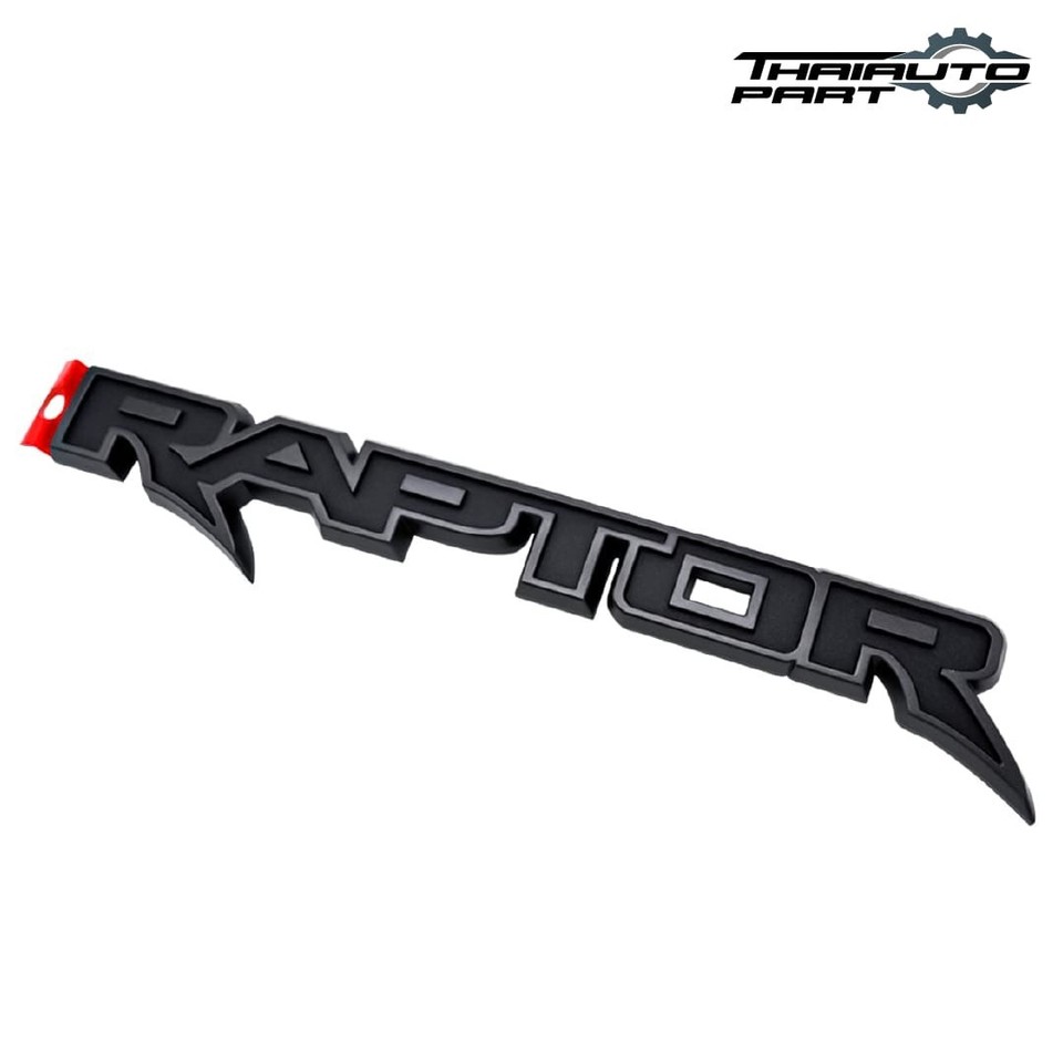 Genuine Rear Logo Raptor Badge Emblem Matte Black Fit Ford Ranger ...