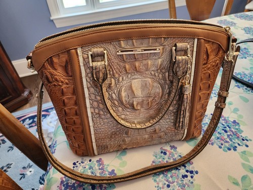 Pre-Owned Brahmin Tricolor Handbag | eBay