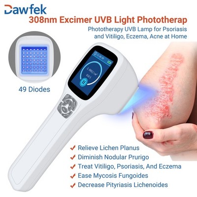 308nm 49diodes Excimer UVB Light Therapy For Skin Diseases Promote Skin ...
