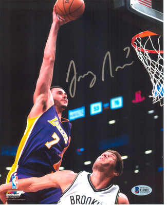 LARRY NANCE JR Autograph 8x10 Lakers Photo - BROOK LOPEZ - Beckett COA ...