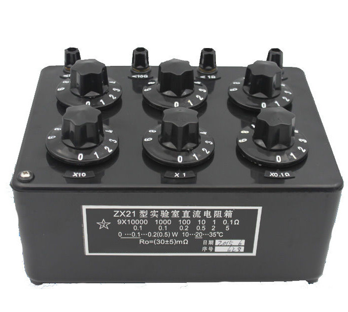 DC Resistance Box 6 Dials Precision Variable Decade Resistor 0 to1 ...