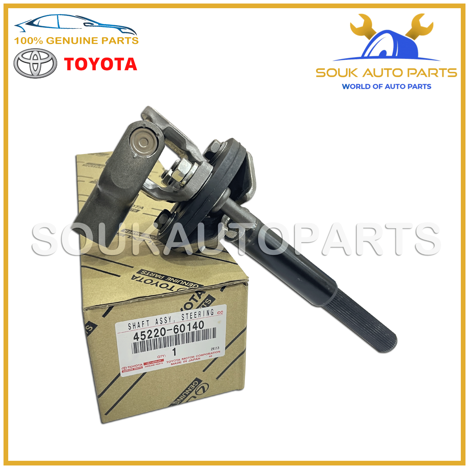 45220-60140 Genuine Toyota SHAFT ASSY, STEERING INTERMEDIATE 4522060140 ...