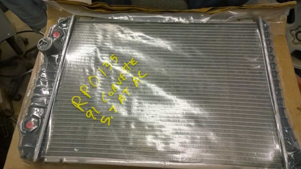 89 90 91 92 CHEVY CORVETTE RADIATORS 17-1/4 HIGH AT 43430 | eBay