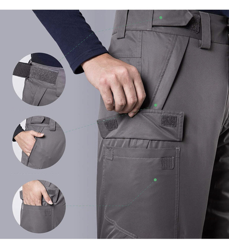 Winter Work Pants Men CARWORNIC Men's Camo Quiet Hunting Jacket ...