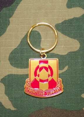 US Army 296th Brigade Support Battalion Stay Frontline Keychain Fob | eBay