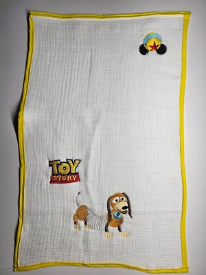 Disney inspired white cotton hand towels slinky toy story embroidered ...