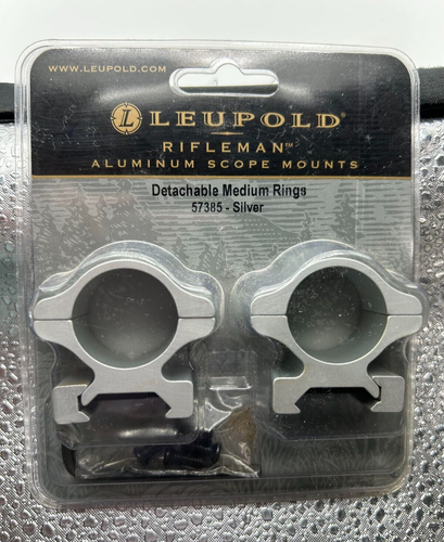 Leupold Rifleman Rifle Scope Rings Medium (57385) - Silver 30317573850 ...