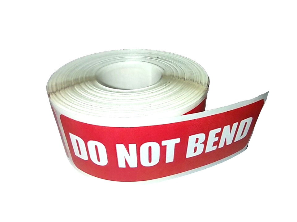 500 1x3 DO NOT BEND Labels Stickers fast shipping! | eBay
