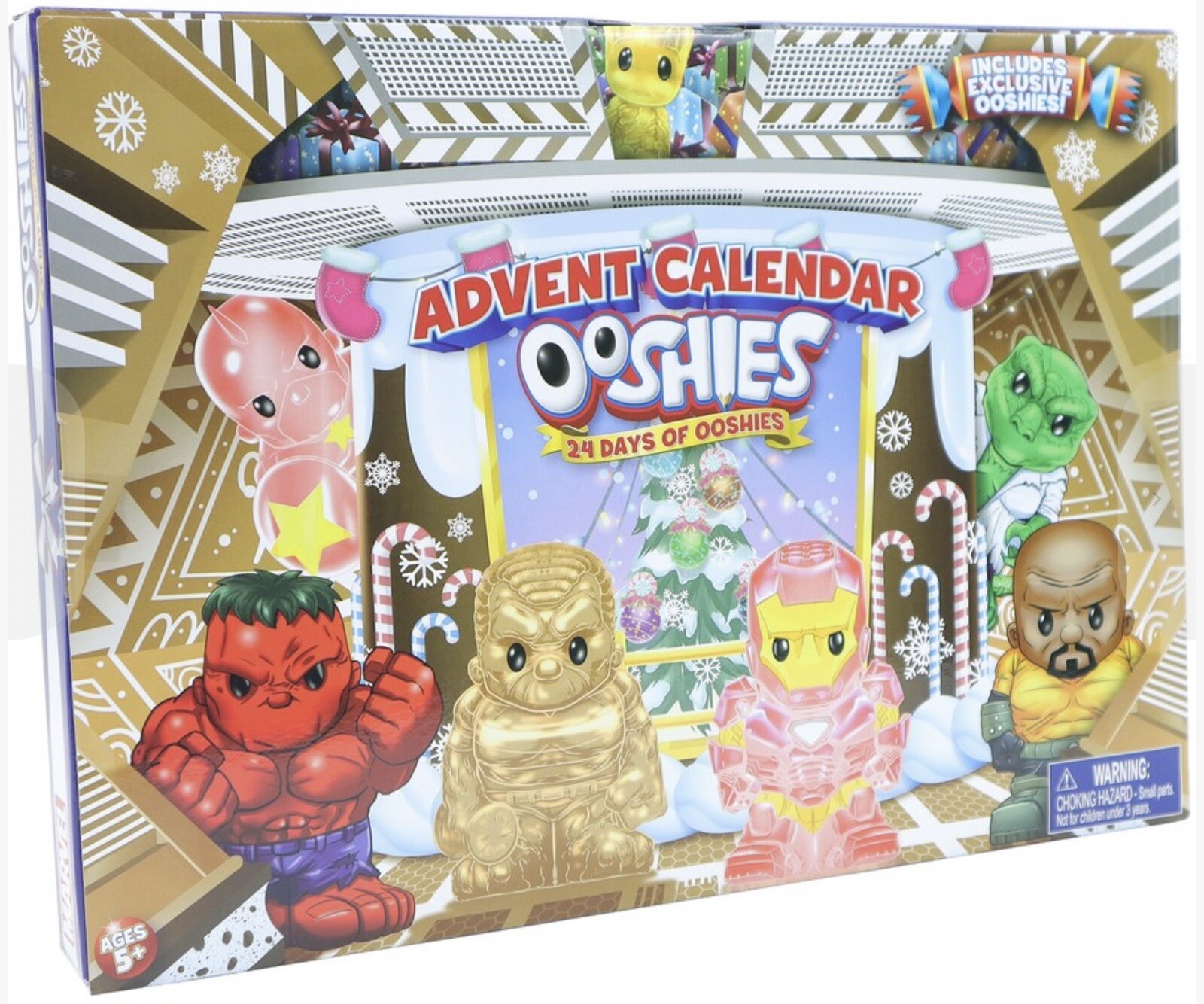 Marvel OOSHIES Advent Calendar 2022 Iron Man Hulk & More + Exclusive ...