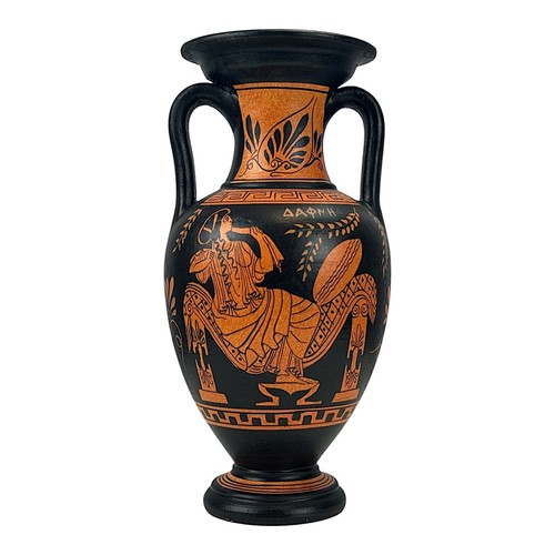 God Apollo and Daphne painting Ancient Greek Vase Pottery | eBay