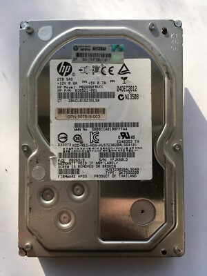 *LOT OF 10* HP/HITACHI 2TB 7.2K 3.5" SAS HUS723020ALS640 MB2000FBUCL ...