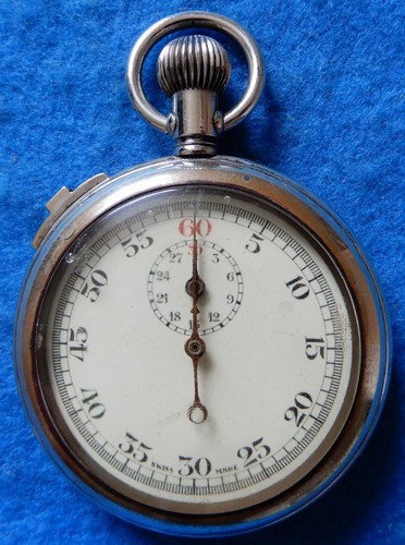 Ww11 Pringle 1 5 Second 1940 Military Stopwatch Go On And Stop Ebay