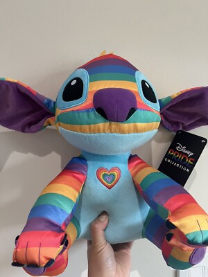 Disney Parks Stitch Plush Lilo & Stitch 12 1/2'' Pride Collection New ...