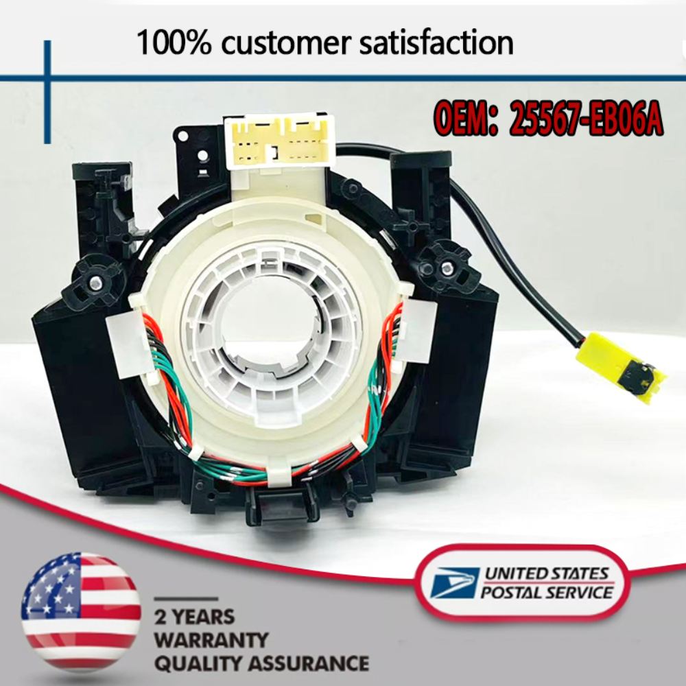 Spiral Cable Clock Spring For Nissan Tiida & Pathfinder & X-Trail 25567 ...