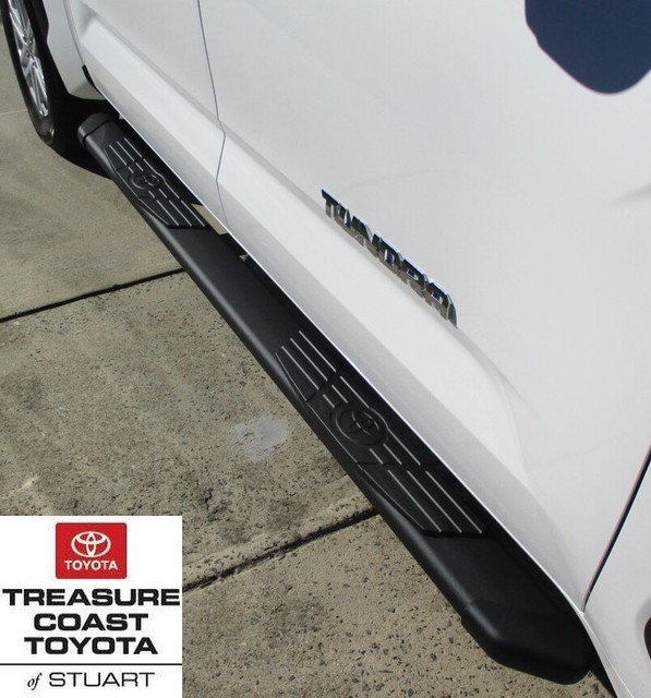 2022 Toyota Tundra Double Cab Black Running Board Side Step Tube PT925 ...