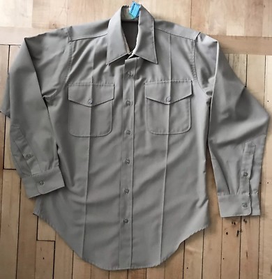 Named USMC Creighton Officers Khaki Color Long Sleeve Shirt | eBay