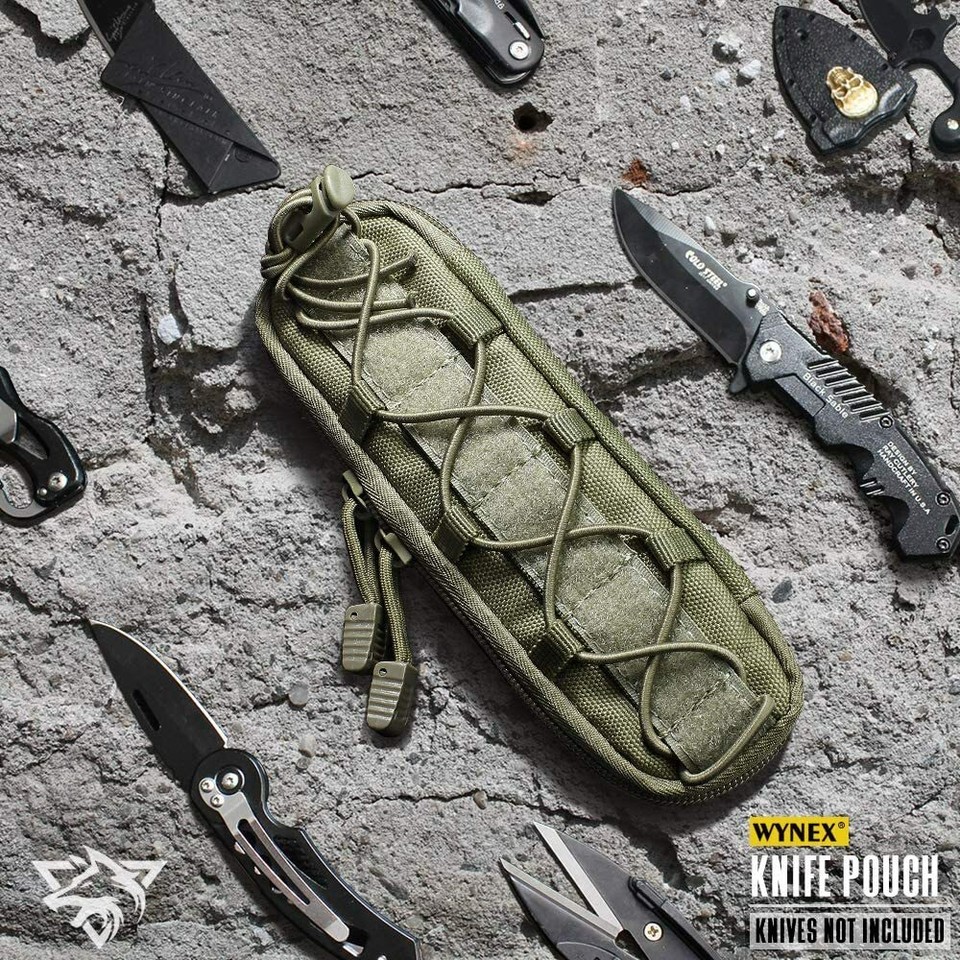 Military Molle Pouch Tactical Knife Pouches Waist Bag EDC Tool ...