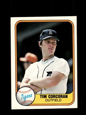 Detroit Tigers Tim Corcoran #479 Fleer Baseball Near Mint or Better top ...