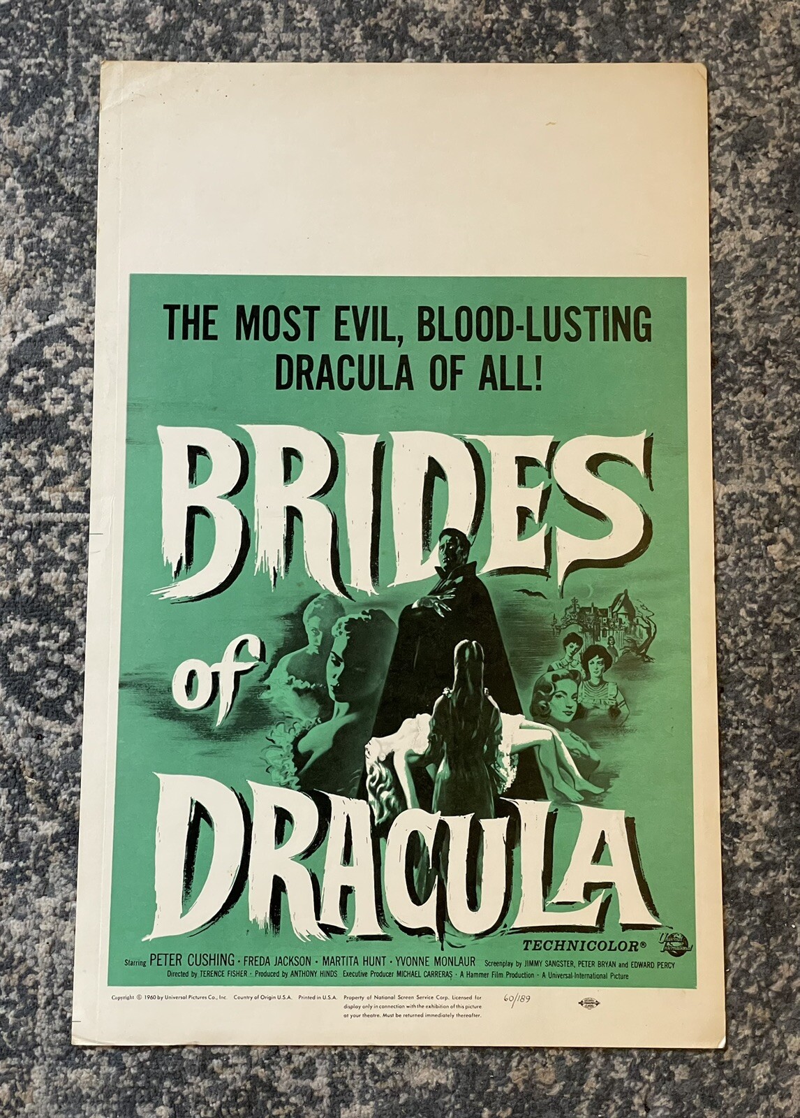 Brides Of Dracula Poster