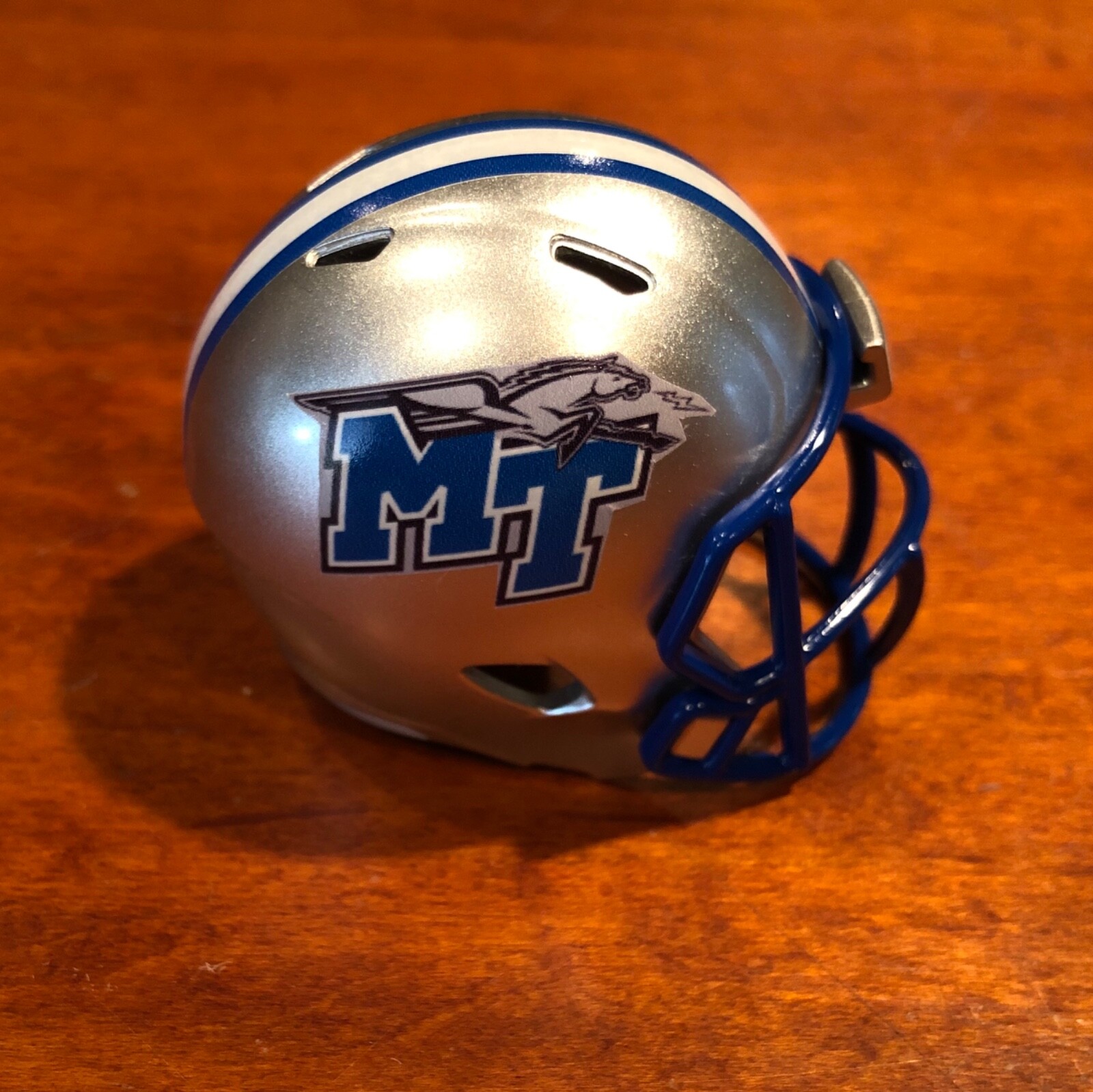 Middle Tennessee State Blue Raiders custom pocket pro helmet C-USA | eBay