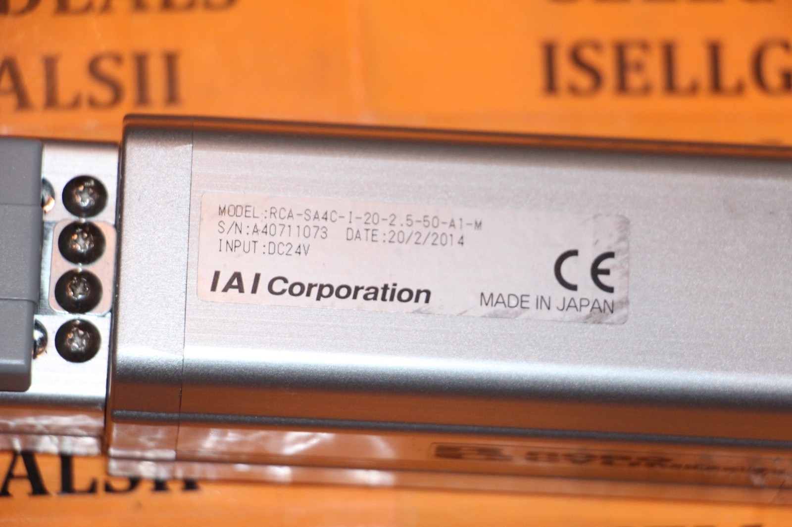 IAI RCA-SA4C-I-20-2.5-50-A1-M Robo Cylinder New | eBay