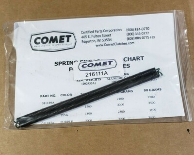 OEM COMET Garter Springs - F.Yellow set / 2, 20/30 Series Drive ...