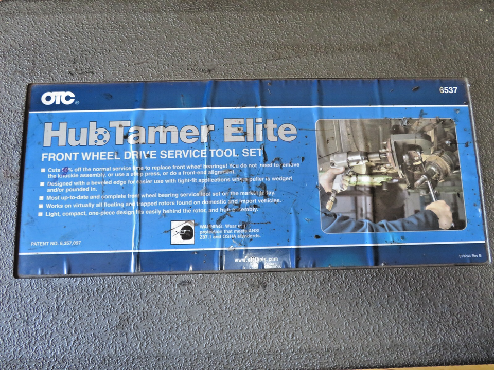 OTC SPX Tool 6537 Hub Tamer Elite Wheel Bearing Puller not complete ...