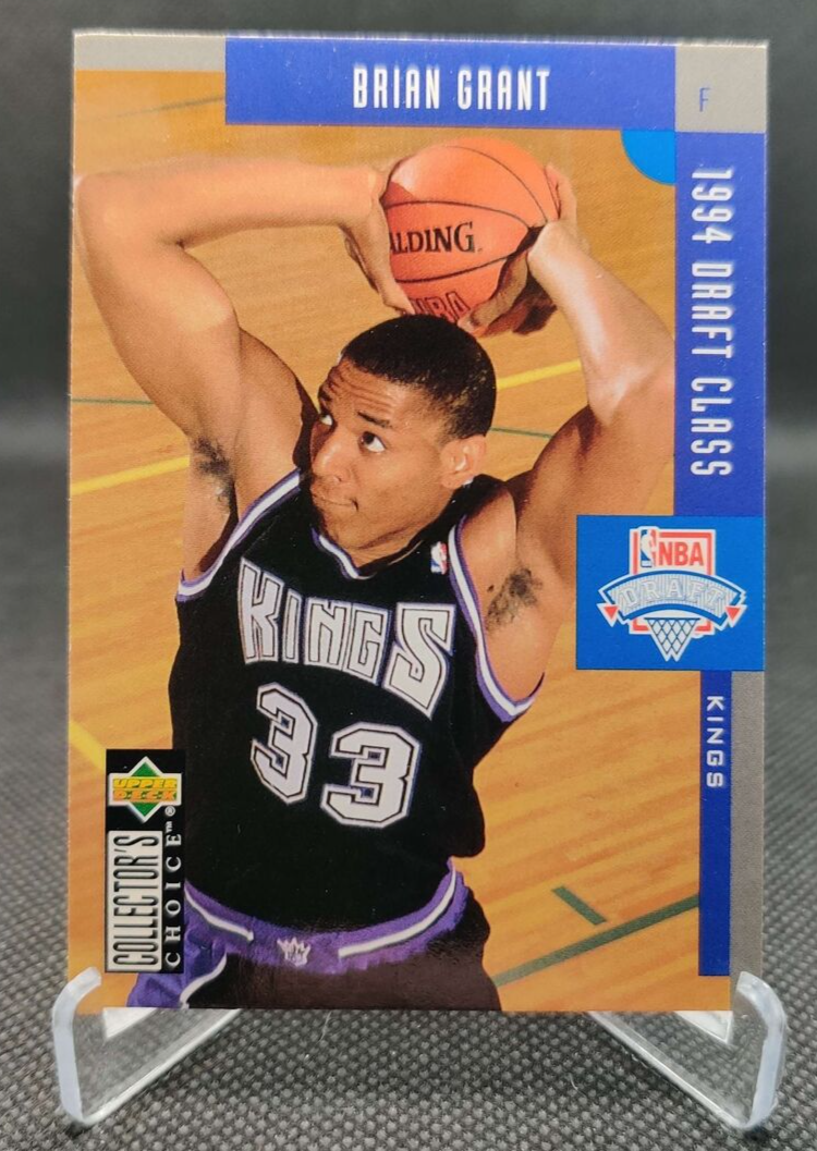 1994 UD Collector's Choice #413 Brian Grant Rookie RC Sacramento Kings ...