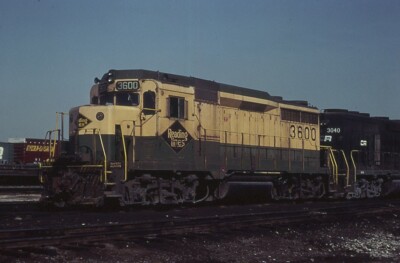 Railroad Slide - Reading Lines GP30 #3600 Diesel Locomotive Railway ...