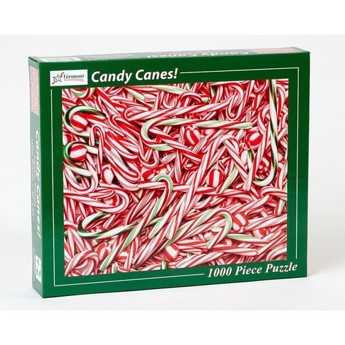 NEW Vermont Christmas Company Candy Canes! 1000 piece jigsaw puzzle ...