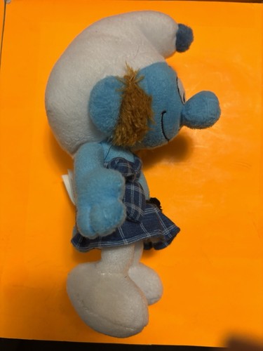 Gutsy Smurf Blue Plush 9" Stuffed Character Toy 2013 Kellytoy Scottish ...