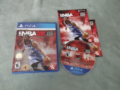 NBA 2K15 PS4 Game Sony Playstation 4 with Game Disc and Manual & Code ...