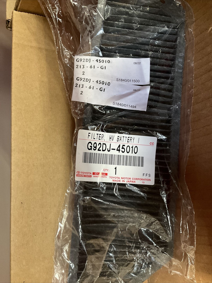 Genuine Toyota OEM Filter HV Battery G92DJ-45010 | eBay