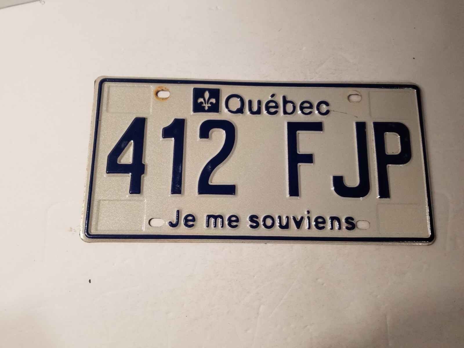 1990's Quebec License Plate | eBay