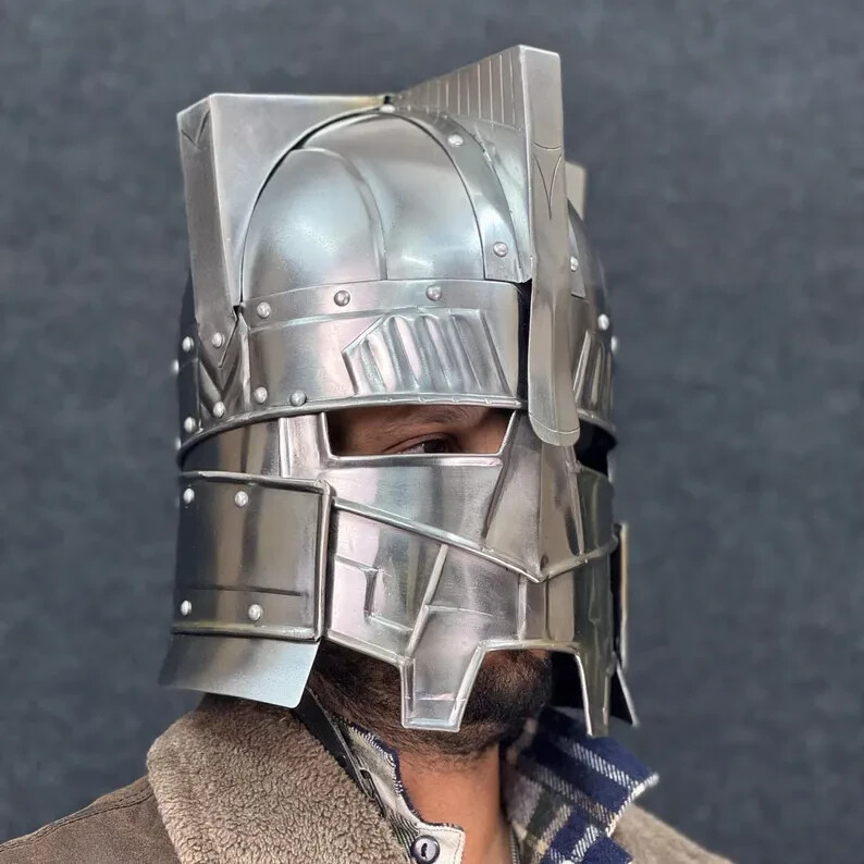 Moria Dwarven Warrior Helmet LOTR-Inspired Medieval Armor for LARP ...