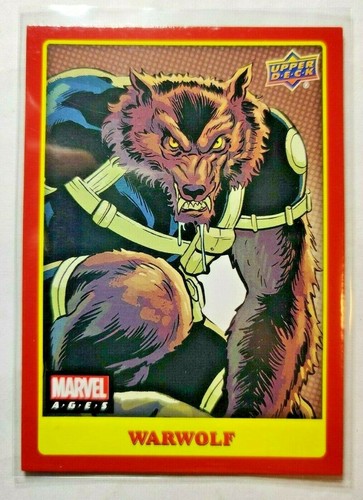 #34 WARWOLF 2020 2021 Upper Deck Marvel Ages SHIELD HOWLING COMMANDOS ...