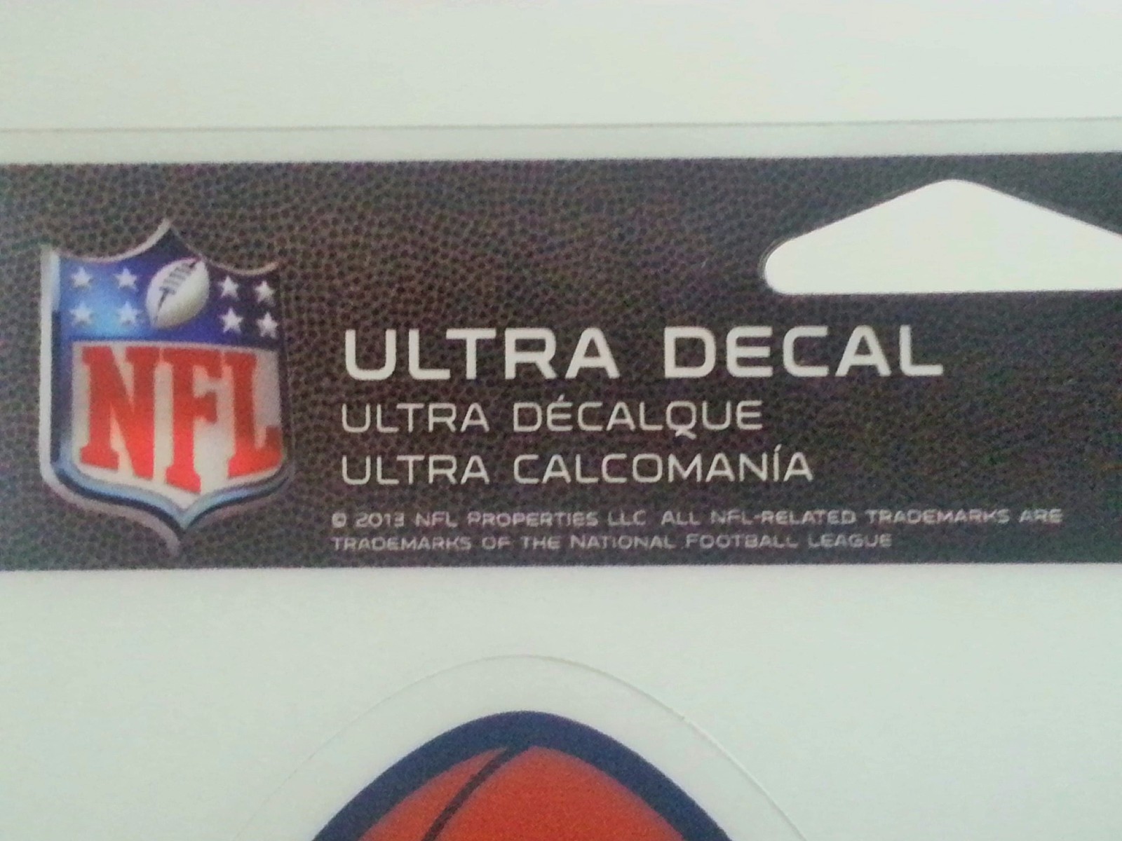 NFL Team Logo Ultra Decal Bumper Stickers plus Number 1 Fan Finger ...